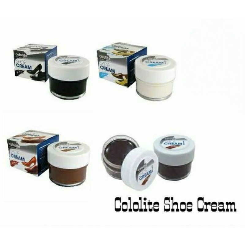 Jual Cololite Shoe Cream Polish ( Semir Sepatu Cream) | Shopee Indonesia