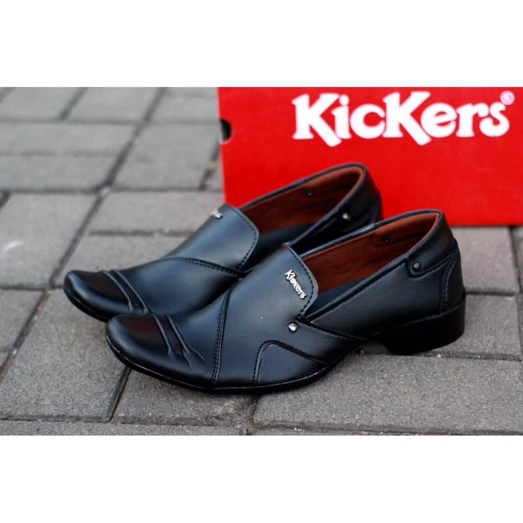 Jual Sepatu Kantor Pria Kickers Pantofel Formal Kerja Dinas Pesta Kulit ...