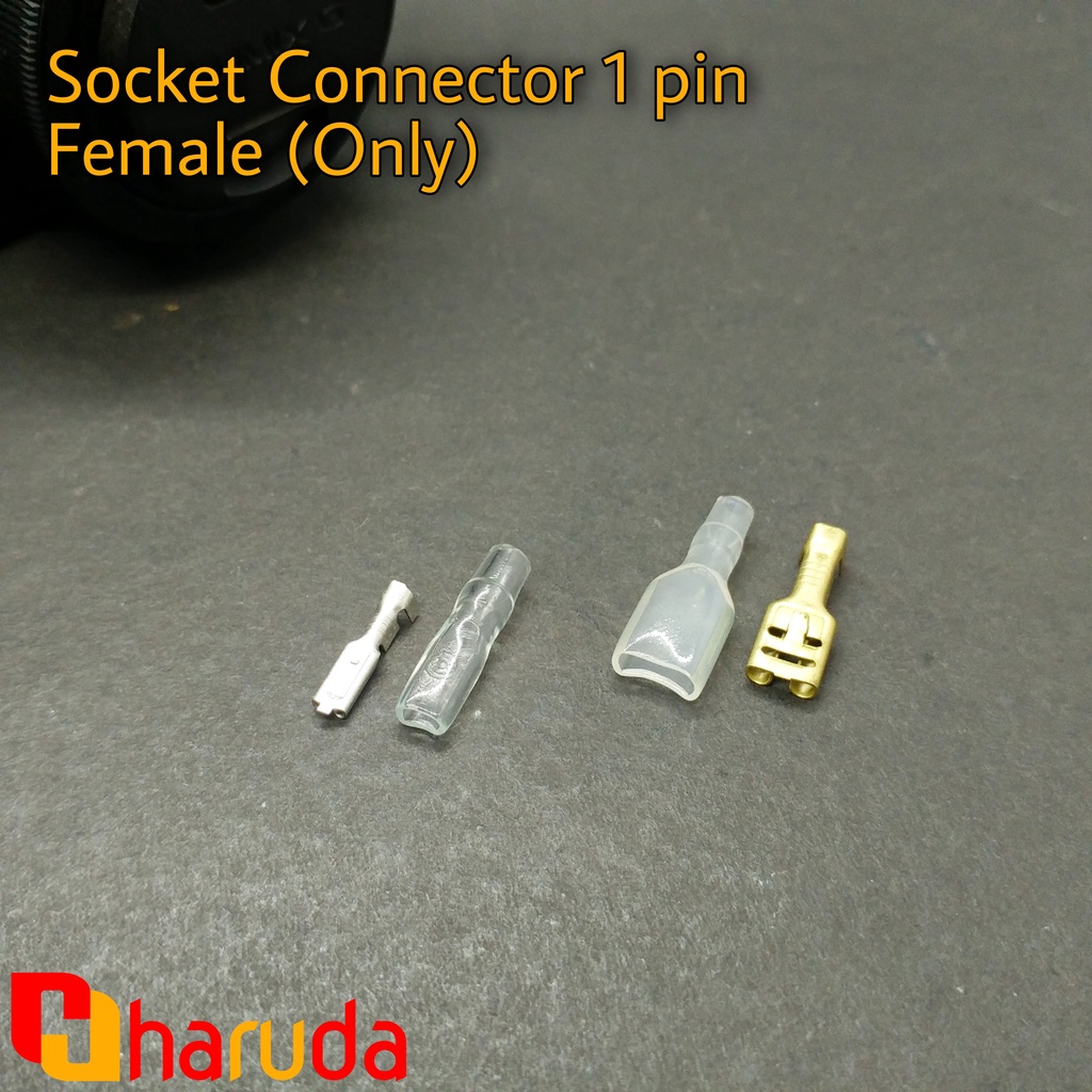 Jual Socket Connector 1 PIN Female (Only) | Shopee Indonesia