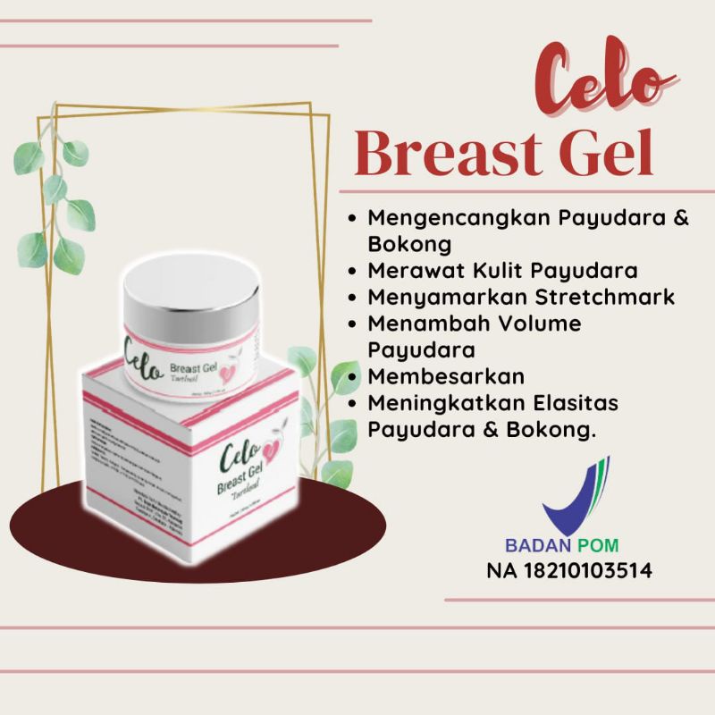 Jual CELO BREAST GEL MENGENCANGKAN PAYUDARA (50gr) | Shopee Indonesia