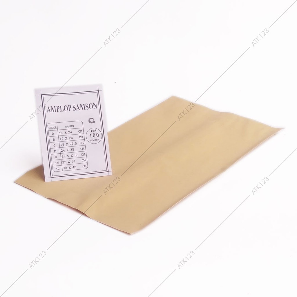 Amplop Coklat / Samson Guanaco C (1/2 Folio) isi 100 Buah | Shopee ...
