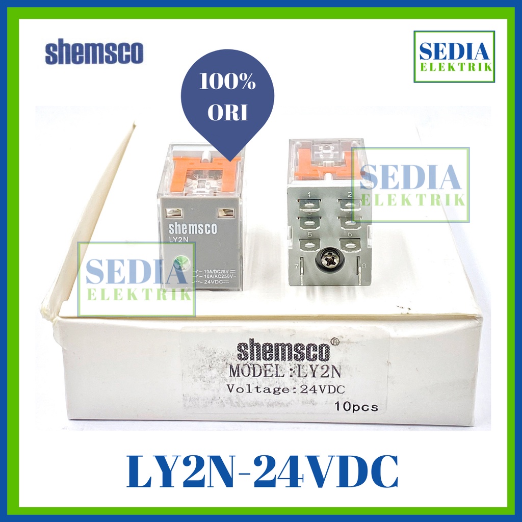 Jual Shemsco Relay LY2N-24VDC LY2N 24VDC sama Omron LY2N-24 | Shopee Indonesia