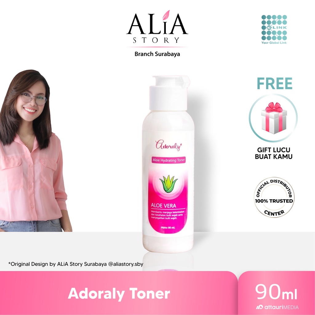 Jual Adoraly Skincare Hydrating Toner with Aloe Vera 90 ml Original ...