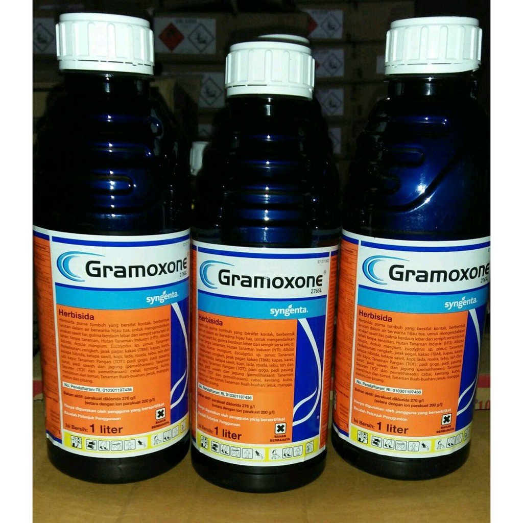 Jual Gramoxone 276SL 1 liter Herbisida Obat Pembasmi Rumput Liar ...