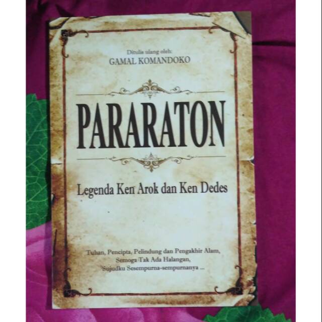 Jual PARARATON Legenda Ken Arok dan Ken Dedes | Shopee Indonesia