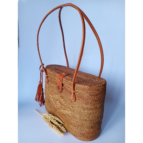 Jual Aesthetic Bag tas rotan bali original tahan lama dan awet handmade ...