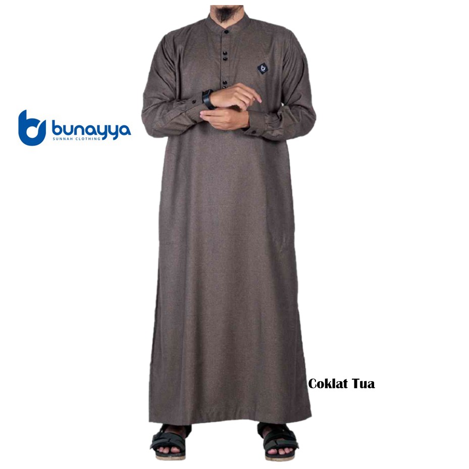 Jual Gamis Pria Lengan Panjang Jubah Ikhwan Krakatoa Bunayya Sunnah ...
