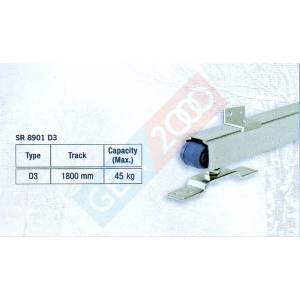 Jual Rel Sliding Track Dekkson Rail Pintu Kayu Aluminium Besi 180 Cm D3 ...