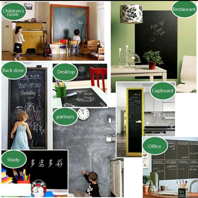 Jual sticker wallpaper papan tulis tempel dinding papan mainan ...