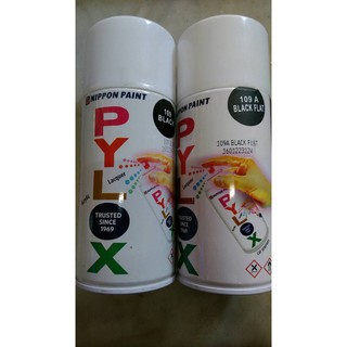 Jual PYLOX HITAM KILAP HITAM DOFF BLACK FLAT / CAT SEMPROT / CAT SPRAY ...