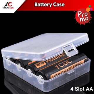 Jual Battery Case Kotak Tempat Simpan Baterai AA AAA 4 Slot Kotak ...