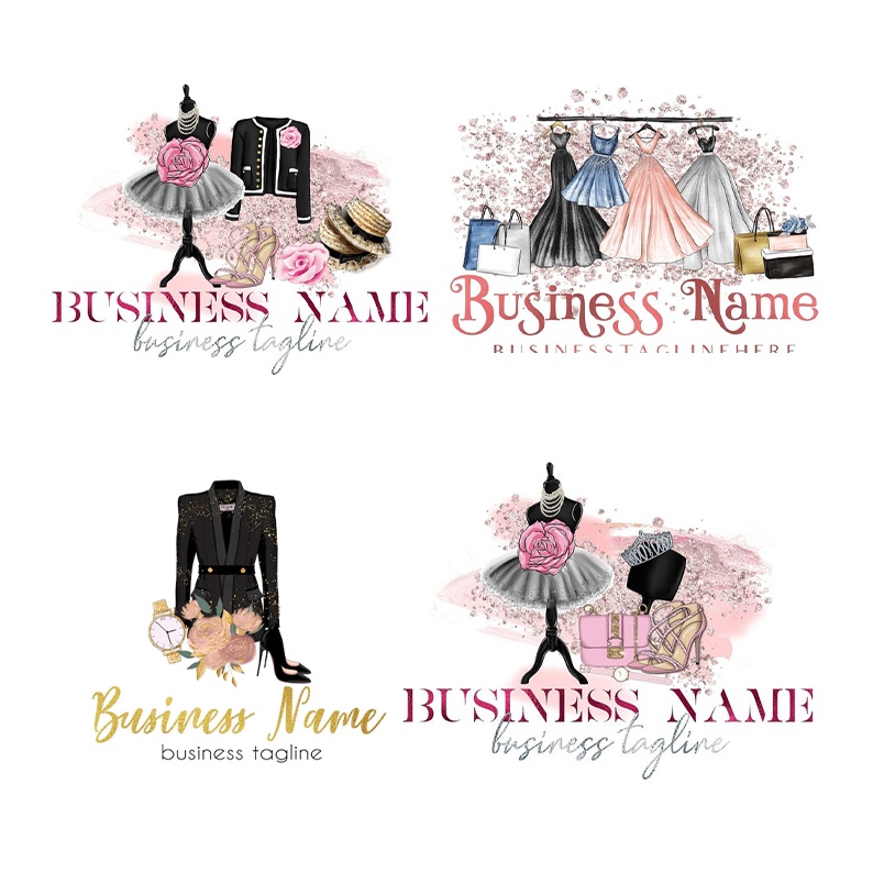 Jual jasa desain logo Boutique logo olshop logo unik elegant rimuru ...