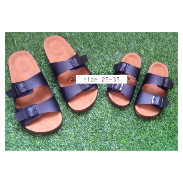 Jual SB ~ SANDAL COUPLE BAN 2 GESPER HITAM/PUTIH// HARGA SATUAN ...