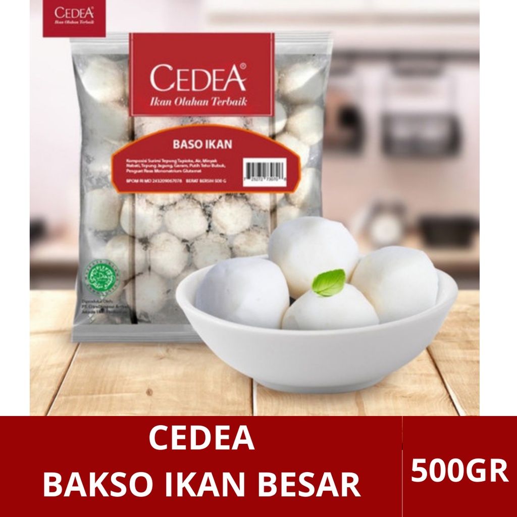 Jual CEDEA Bakso Ikan Besar | Baso Ikan Frozen Food | Shopee Indonesia