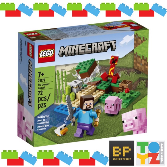 Jual 21177 Lego Minecraft The Creeper Ambush | Shopee Indonesia