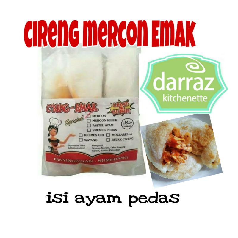 Jual Cireng cireng mercon / cireng uda / frozen food / cireng isi ...