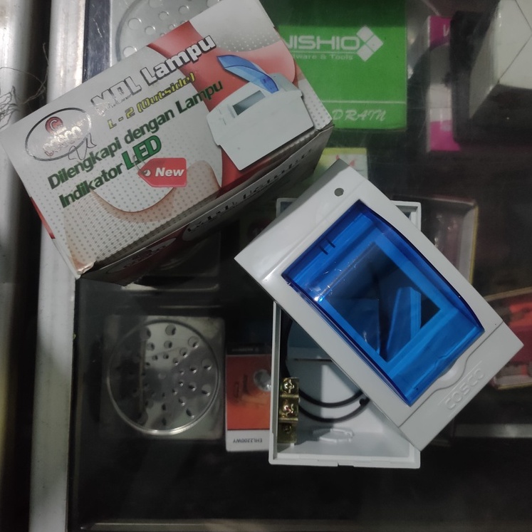 Jual Kotak MCB 2 Slot / Box MCB LED / Tempat Case Kotak Box MCB 2 ...