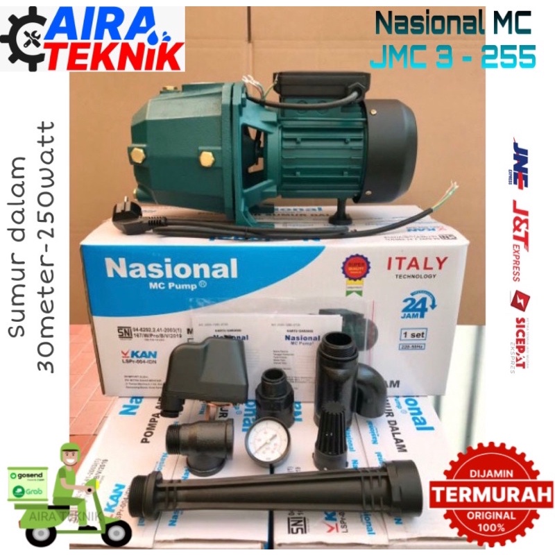 Jual Pompa Air Nasional MC Jet Pump 255 - JMC.3 (Tanpa Tabung) | Shopee ...