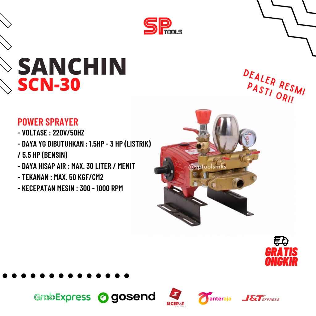 Jual MESIN POMPA AIR POWER SPRAYER / STEAM / JET CLEANER / MESIN POMPA ...