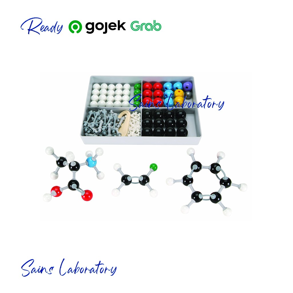 Model Molekul Molymod Molimod Kimia Unsur Molekul Molecular Atom 1 Set ...