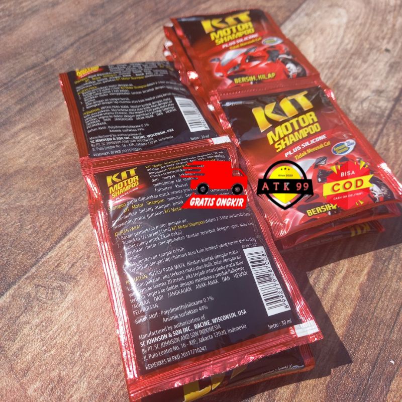 Jual SHAMPO MOTOR kit isi 12/KIT Shampo/shampo motor | Shopee Indonesia
