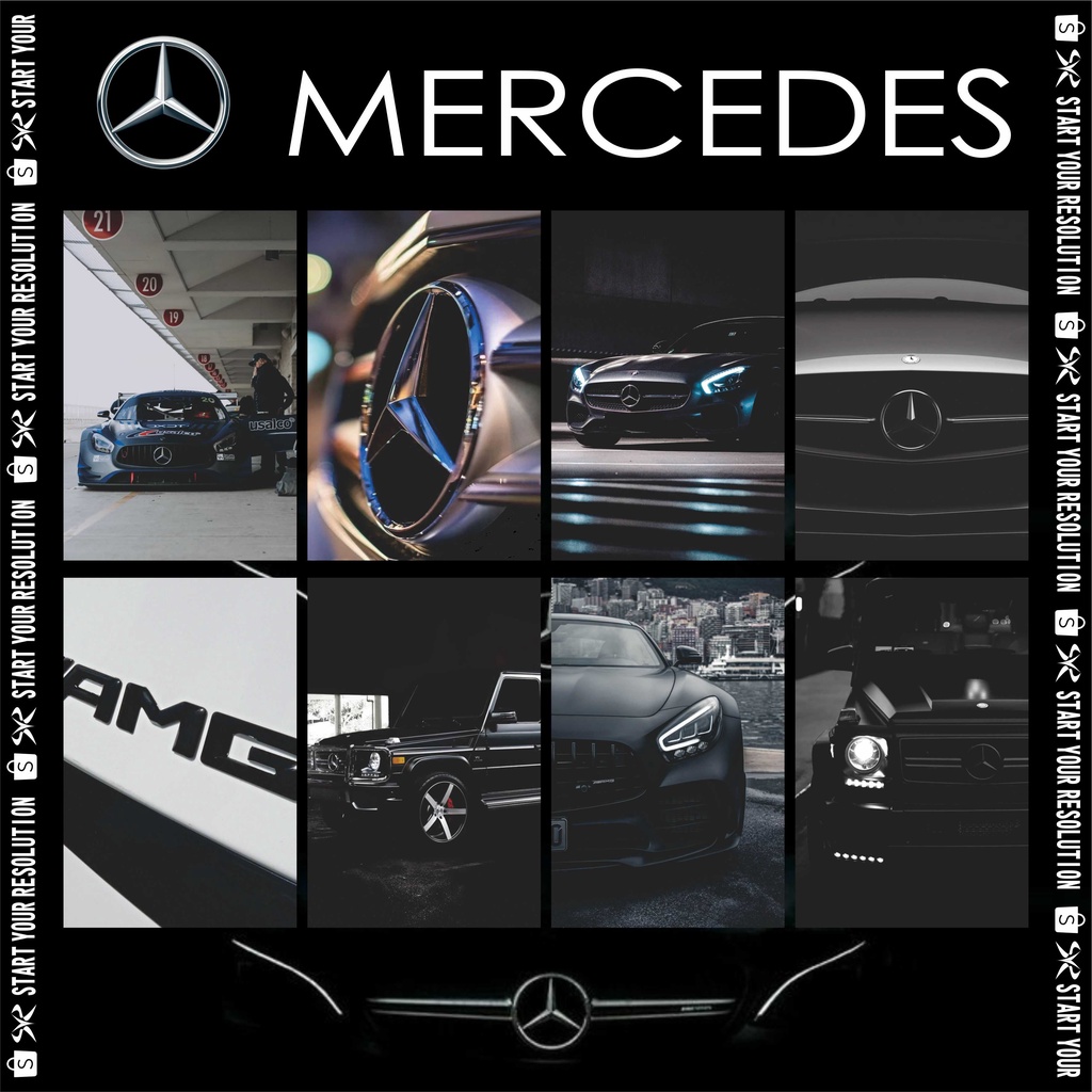 Jual Poster Mobil Mercedes-Benz Automotive Car - Poster Otomotif ...