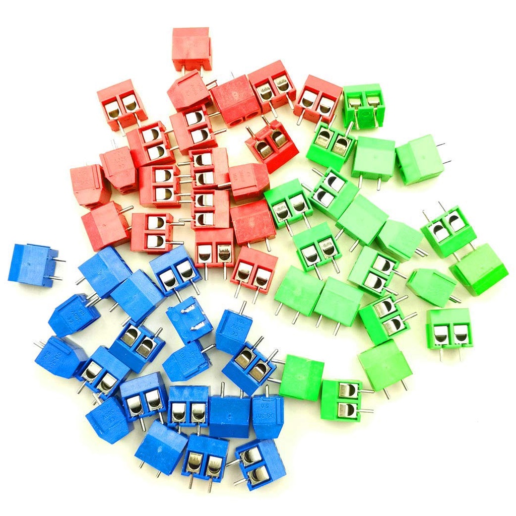 Jual Terminal Block 2 Pin KF-301 Terminal Screw 2P KF301 Terminal PCB ...