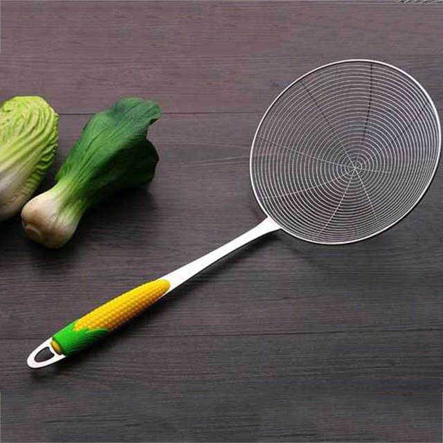 Jual Serok makanan stainless 18 cm motif jagung | Shopee Indonesia