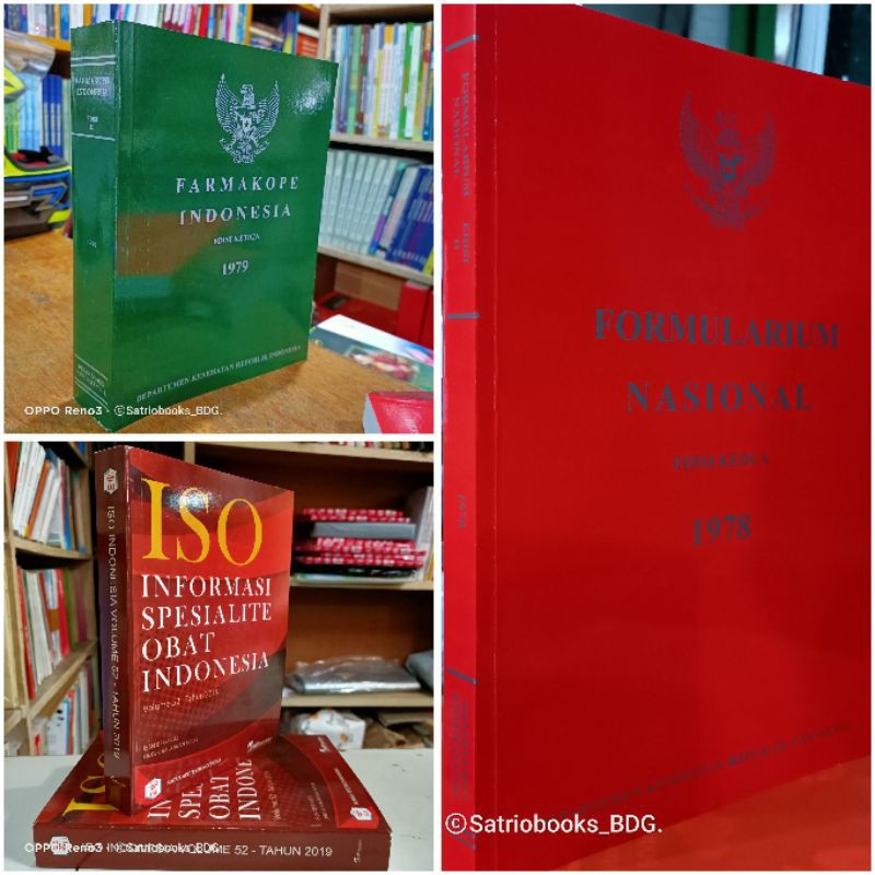 Jual BUKU WAJIB FARMASI. FARMAKOPE 3. ISO OBAT. Dan FORNAS. ( 3 Buku ...