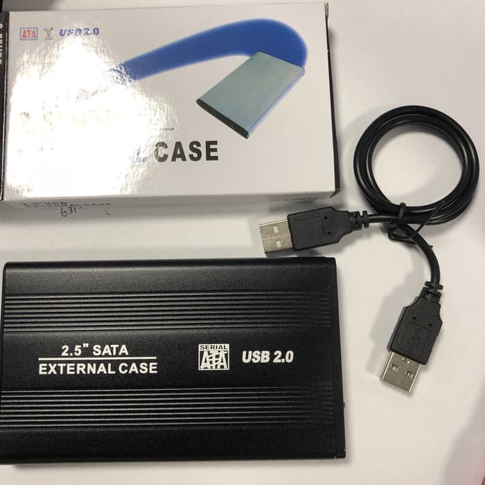 Jual External Casing 2.5" Inch Sata Usb 2.0 Hardisk/ Hdd Enclosure | Shopee Indonesia