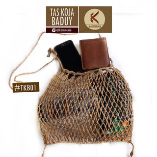 Jual KAINNESIA Tas Koja Slingbag Etnik Baduy Rajut Bahan Rotan Premium ...