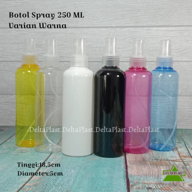 Jual Botol Spray 250 ML Varian Warna Spray Natural | Shopee Indonesia