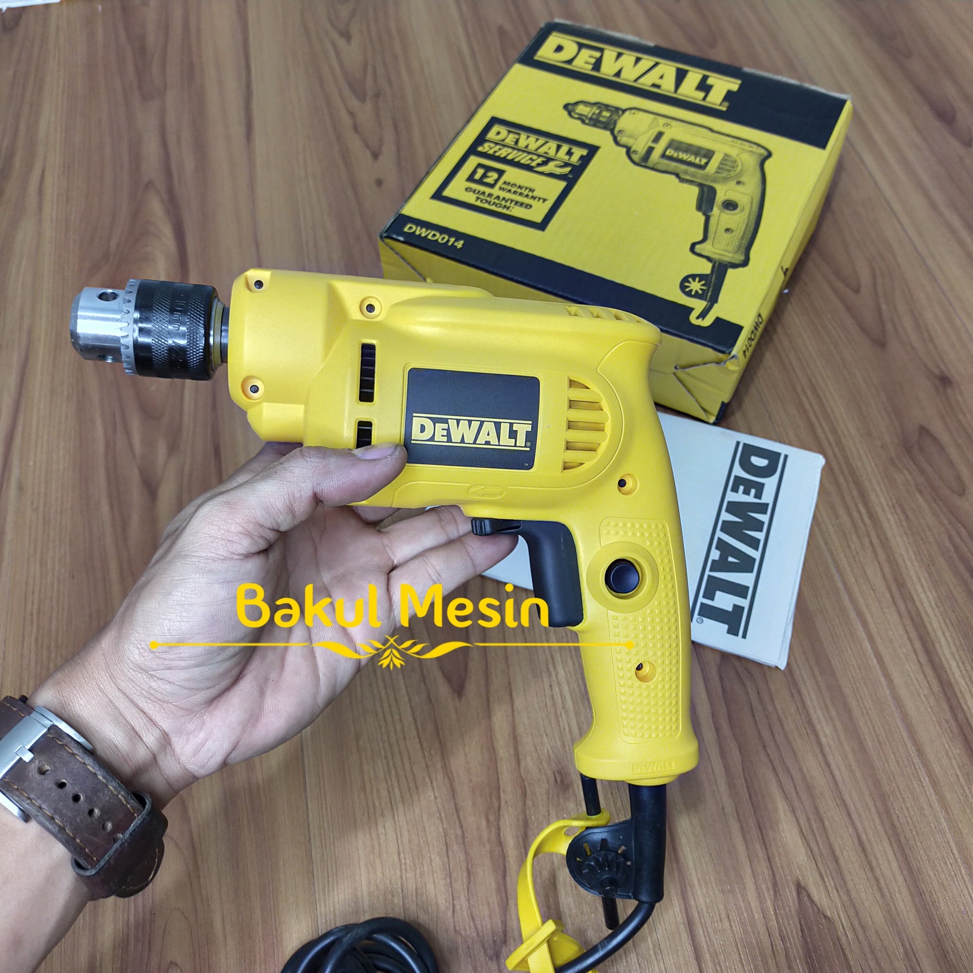 DEWALT DWD014 MESIN BOR 10mm Rotary Drill 550 watt DWD 014 | Shopee ...
