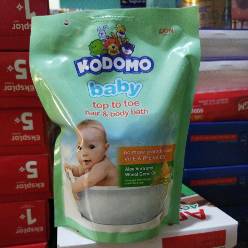 Jual KODOMO Top to Toe Wash Refill - 450ml | Shopee Indonesia