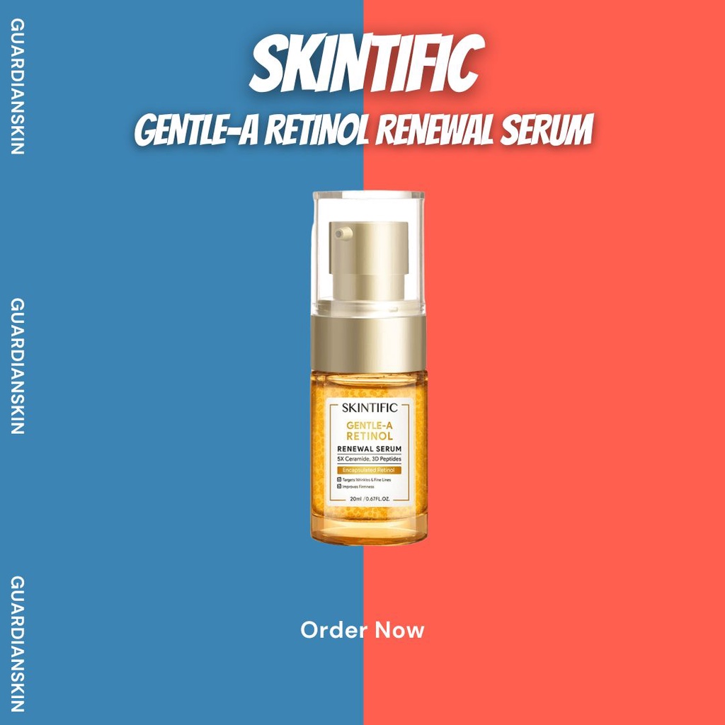 Jual SKINTIFIC Gentle A Retinol Renewal Serum 20ml | Shopee Indonesia