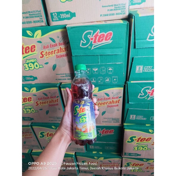 Jual S-tee Botol Jumbo 390ml 1 dus isi 12 botol Indonesia|Shopee Indonesia