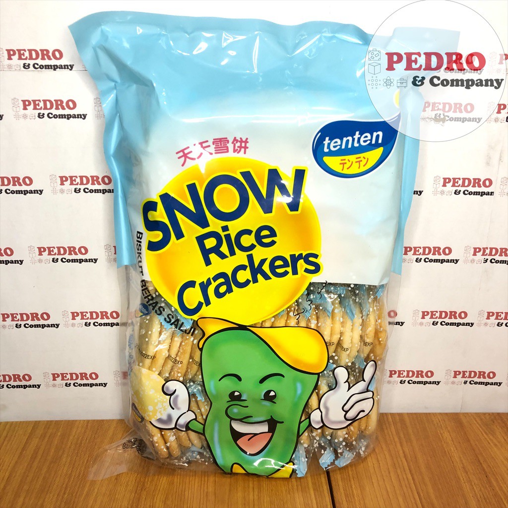 Jual Tenten snow rice crackers 360 gr - biskuit beras salju Indonesia ...