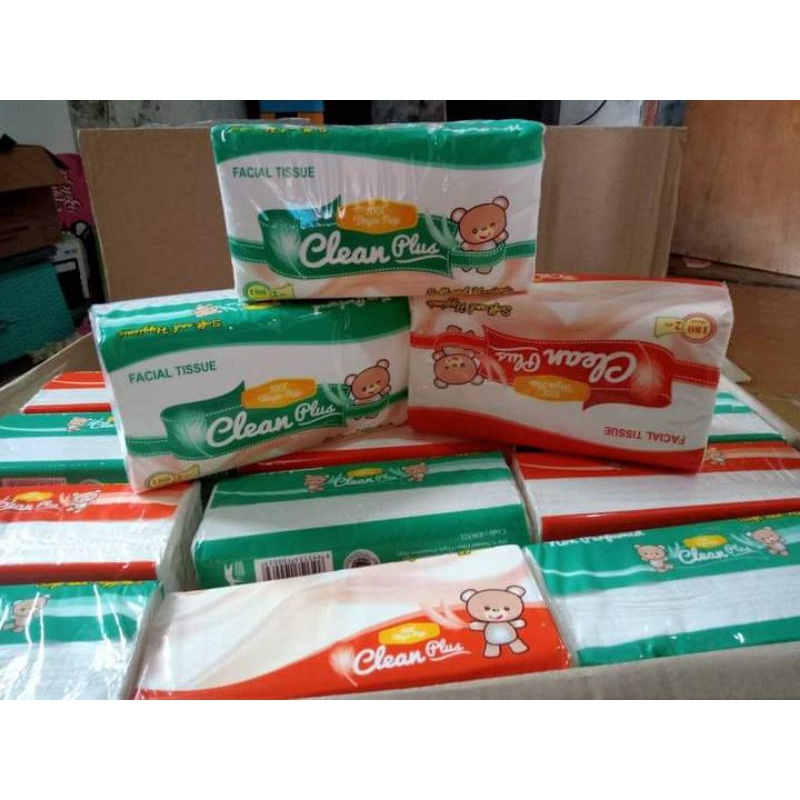 Jual Tissue clean plus 180 sheet | Shopee Indonesia