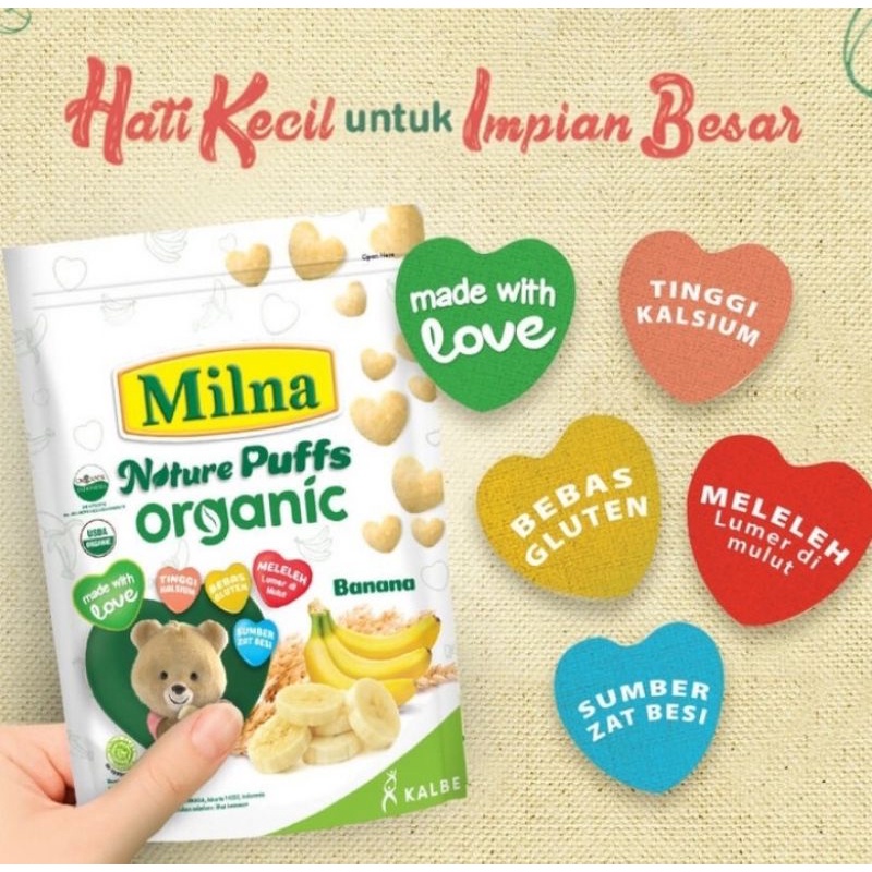 Jual Milna Nature Puff Organic 15G | Shopee Indonesia