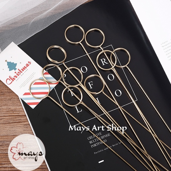 Jual [ 5/10 pcs] Stik Kartu Ucapan Flower Bouquet - Card Holder Stick ...