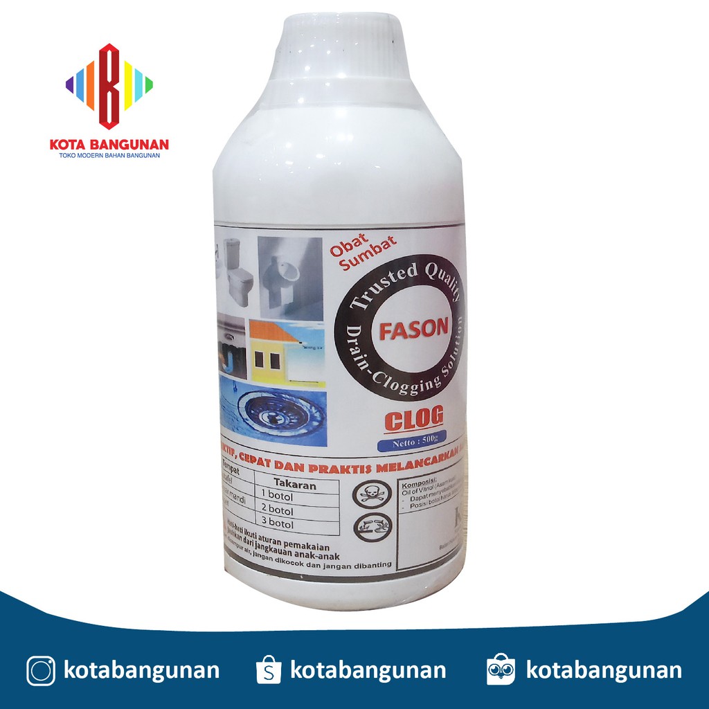 Jual Obat sumbat Fason Clog 500g | Shopee Indonesia