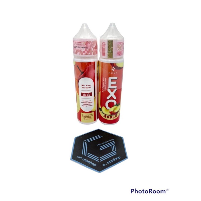 Jual Liquid Exo APPLE 60ML By Monk Vape Vapor Premium Authentic Apel ...