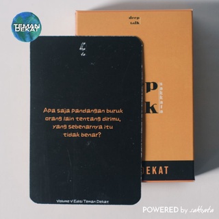 Jual Kartu Pertanyaan Deep Talk Edisi Teman Dekat - Permainan Kartu - Card Game - Deep Talk ...