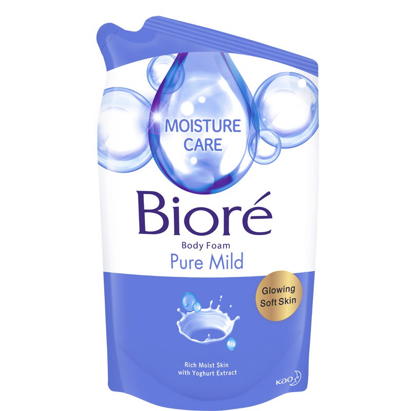 Biore Body Foam Pure Mild Refill 450Ml | Shopee Indonesia