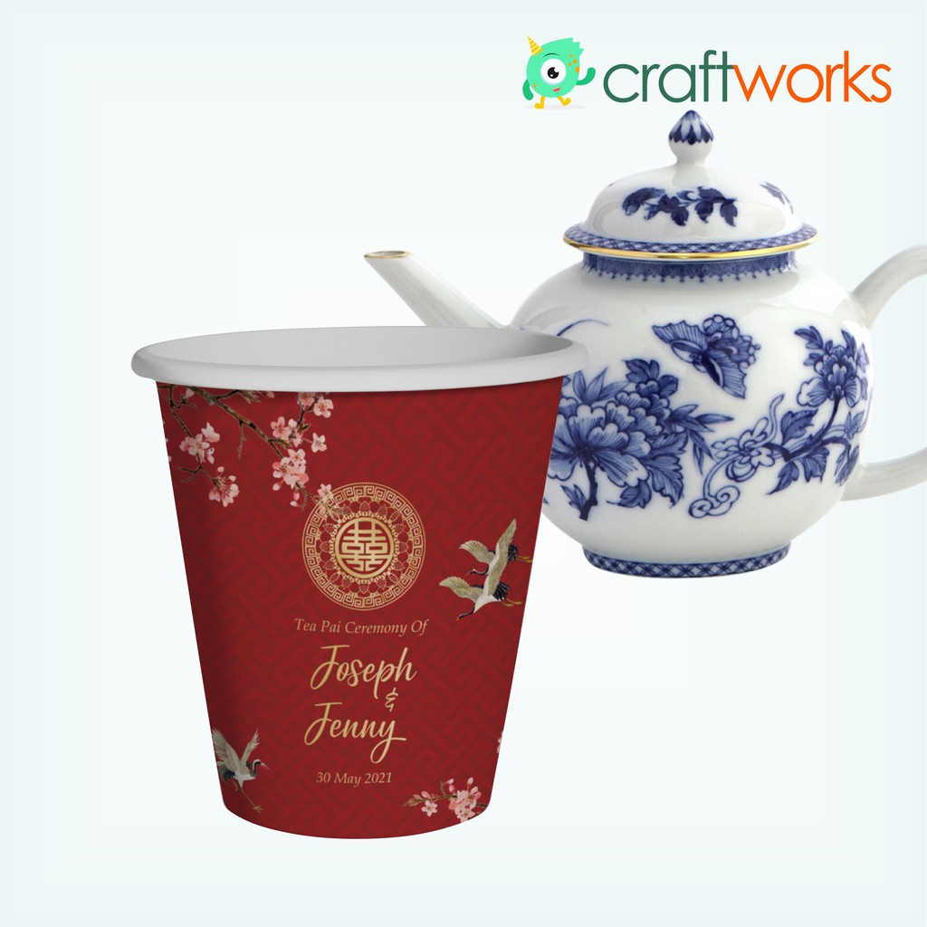 Jual TEA PAI CUP CUSTOM - GELAS SEKALI PAKAI PHANG TEH | Shopee Indonesia