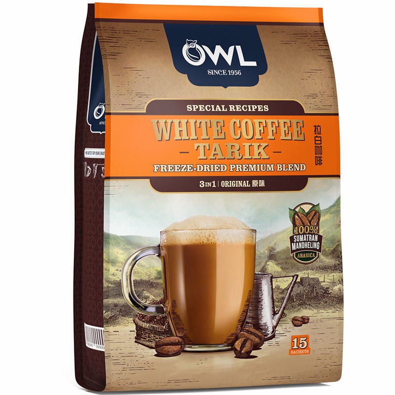Jual OWL Malaysia White Coffee Kopi Tarik 3 in 1 (15 sachet) - Original | Shopee Indonesia