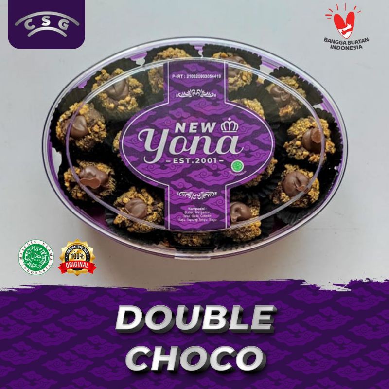 Jual New Yona Cookies Double Choco Kue Lebaran | Shopee Indonesia