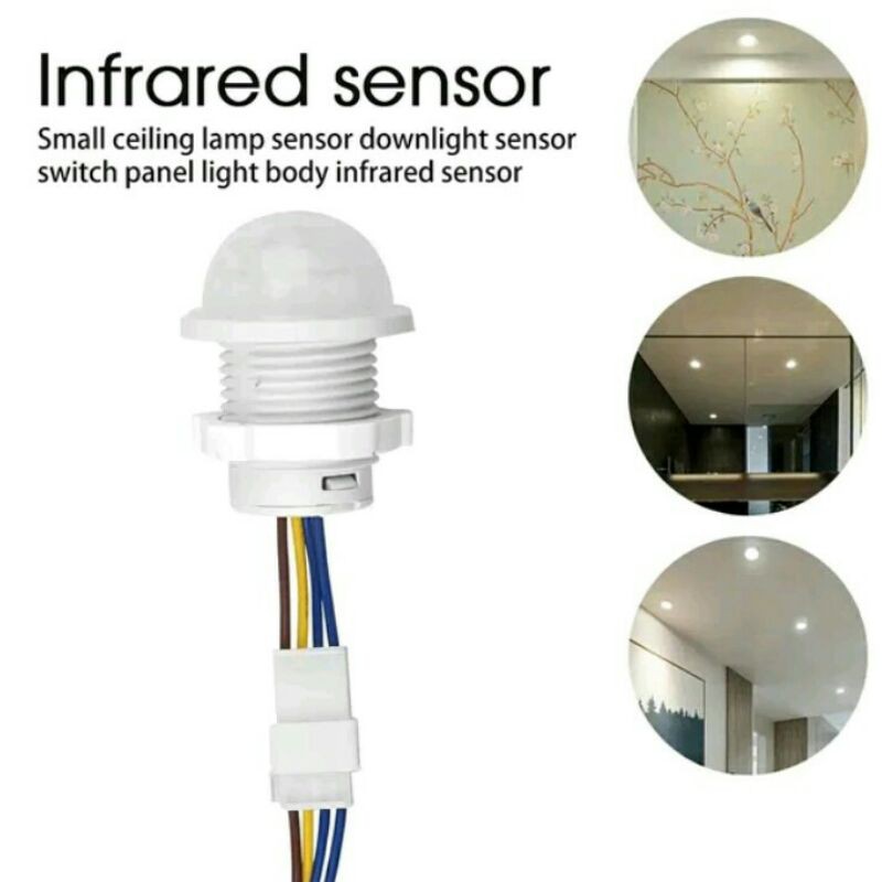 Jual Sensor Gerak lampu otomatis sensor PIR dan sensor cahaya | Shopee ...