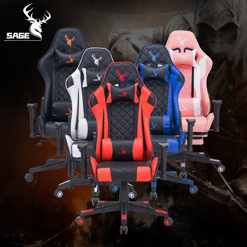 Jual SAGE Gaming Chair Kursi gamer bangku game 180 derajat - SG-616 ...