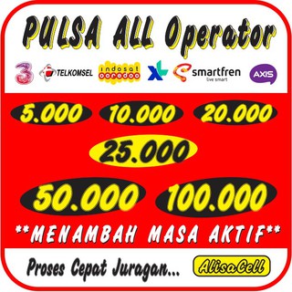 Jual Pulsa all operator 5 10 20 Murah | Shopee Indonesia